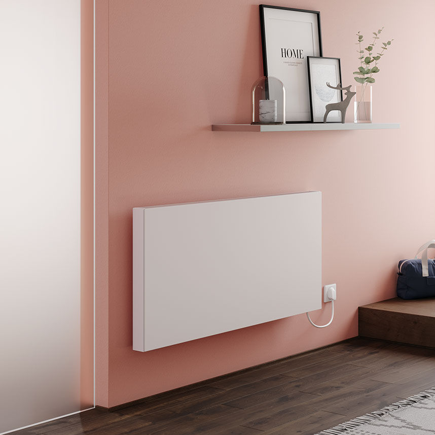 Hot water radiator - X-THERM +E - KERMI - electric / 1001 w...1500 w ...