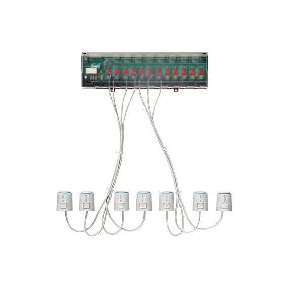 DIN rail heating controller - X-NET® - KERMI - for underfloor heating
