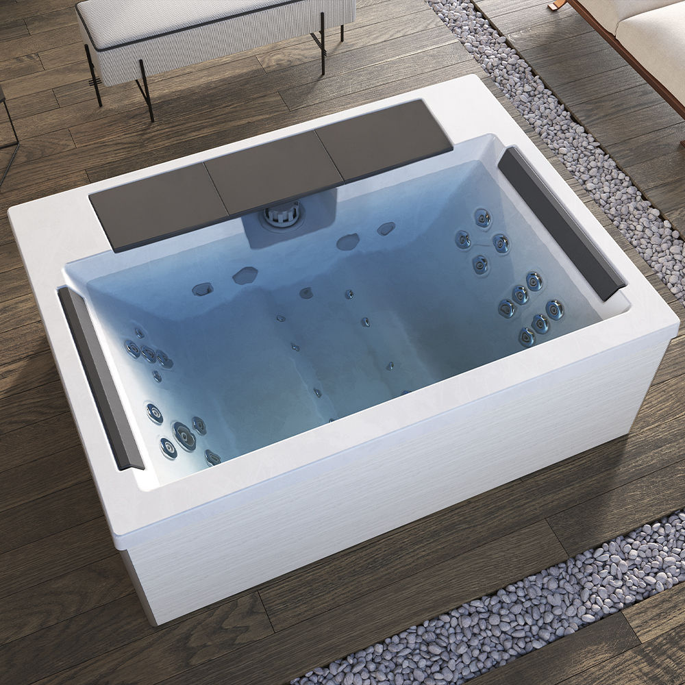 Above-ground hot tub - SUITE - Aquavia Spa - rectangular / 4-seater / outdoor