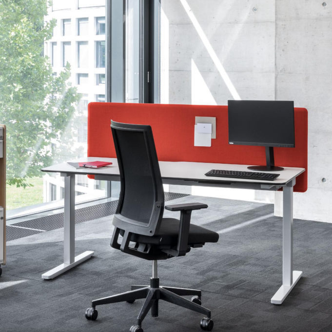 Workstation desk - LEVEL PURE - Bene GmbH - free-standing ...