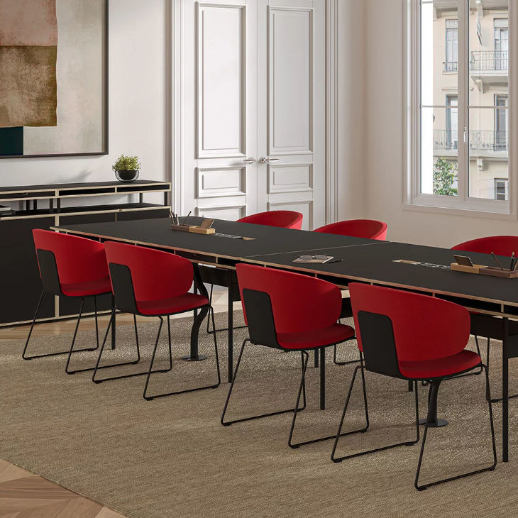 Contemporary visitor chair - STUDIO - Bene GmbH - living room / indoor ...