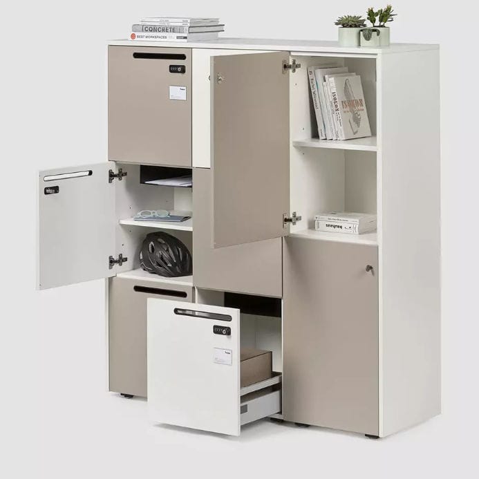 Metal locker - S - Bene GmbH - combination / for public building / for ...