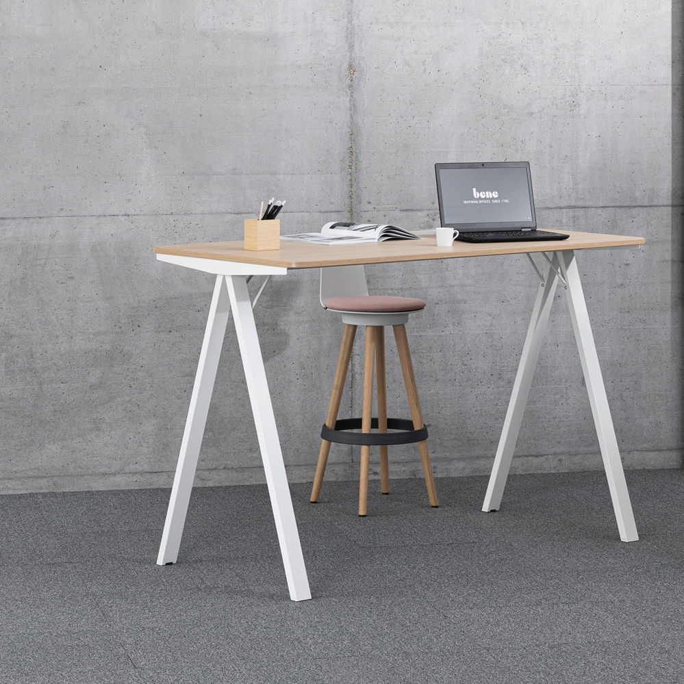 Open space office desk - DELTA PURE HIGH - Bene GmbH - stand-up / with ...