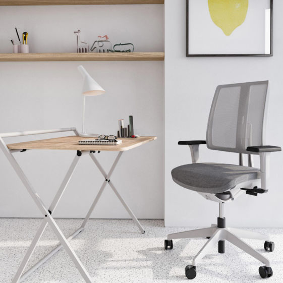 Contemporary chair - EQUO - Bene GmbH - indoor / fabric / mesh