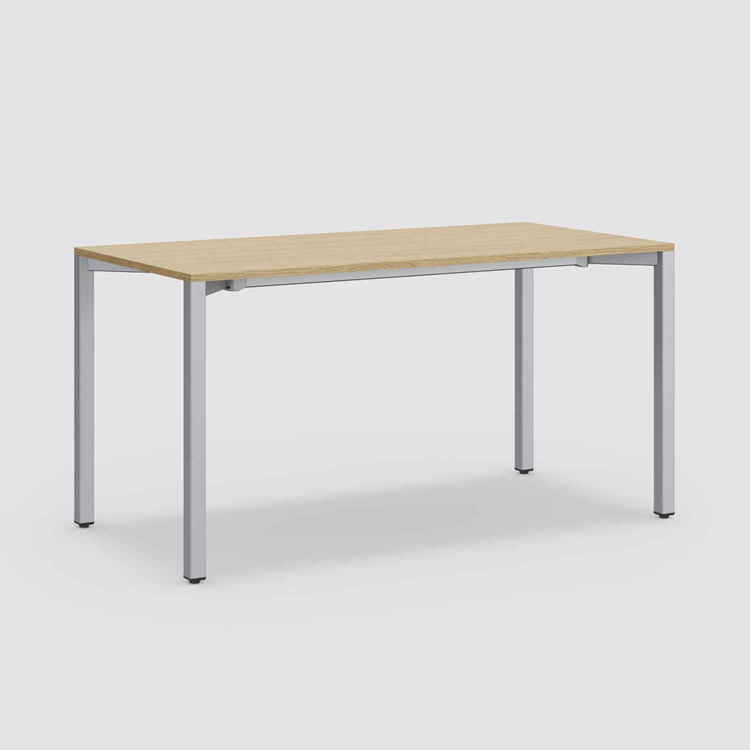 Contemporary work table - M_COM - Bene GmbH - wood veneer / MDF / beech