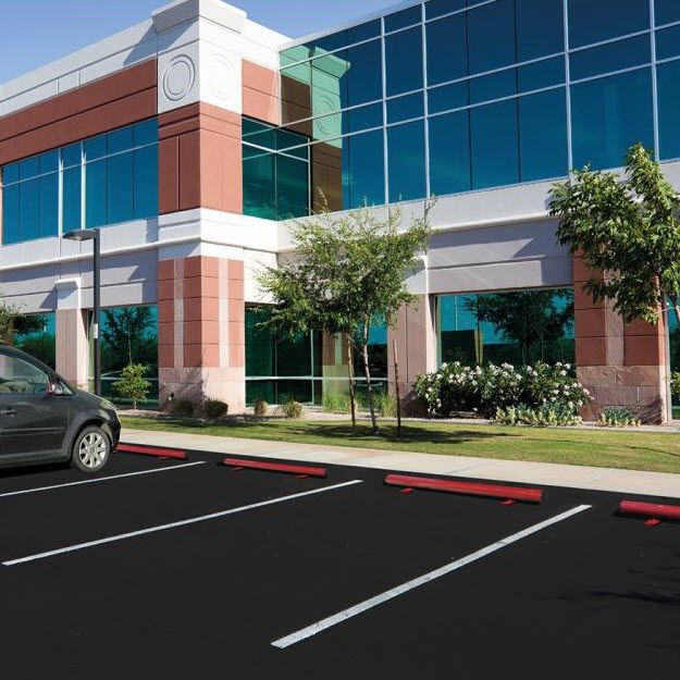 Galvanised steel wheel stop - 20791 series - PROCITY