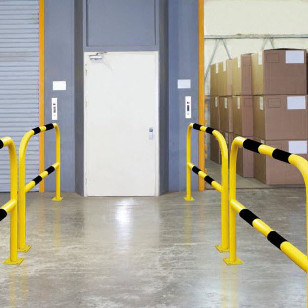 Galvanised steel edge fall protection - 2942 series - PROCITY - zinc