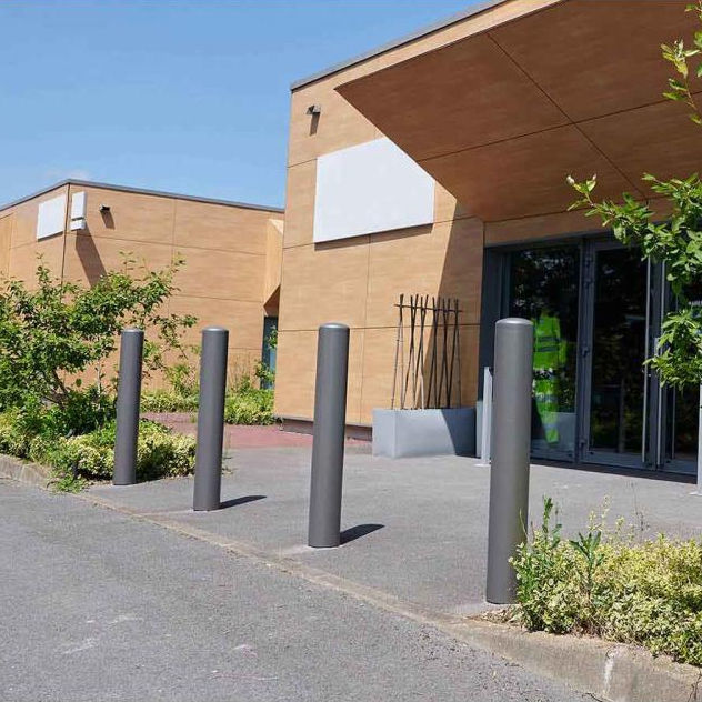 Security bollard - Anti-ram deterrent - PROCITY - brushed stainless ...