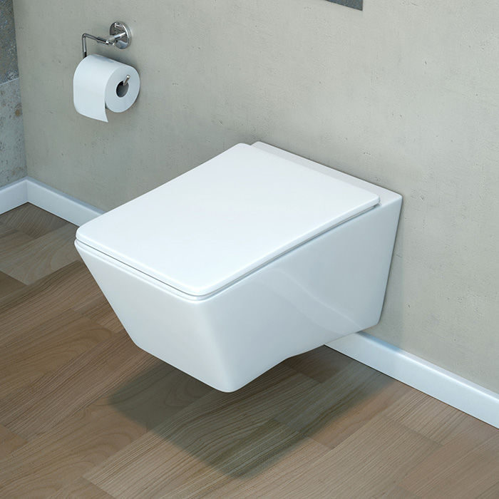 Wall-hung toilet - LECICO STEPS TYPE-S: RSWHWHP - Lecico - ceramic / modern