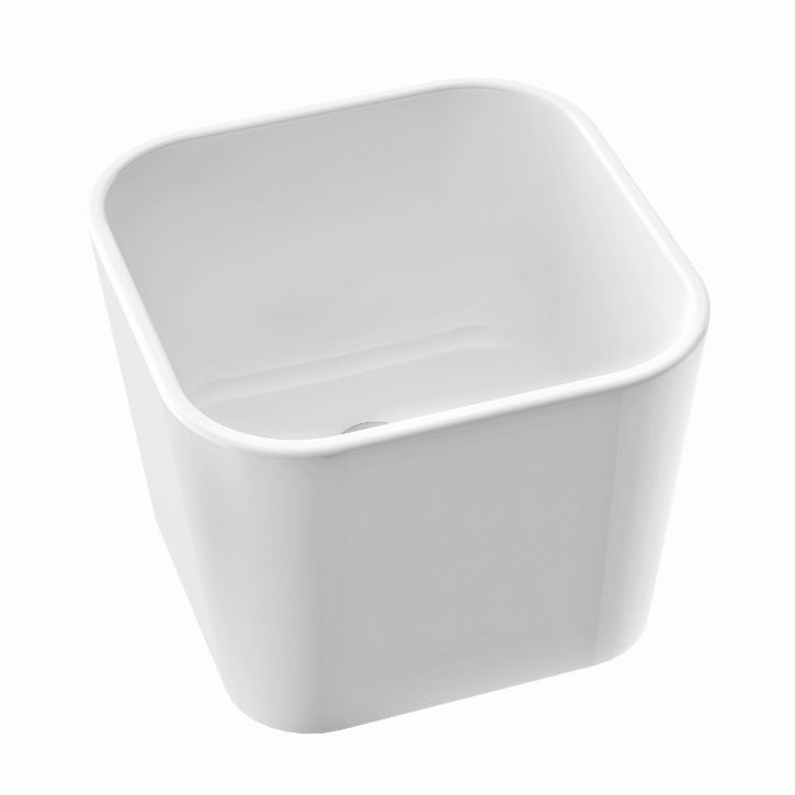 Countertop washbasin - BALIA - Marmorin - ceramic / with adjustable ...