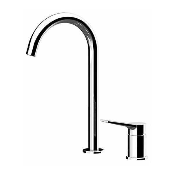 Washbasin mixer tap - SL57L - Remer Rubinetterie - countertop / chrome ...