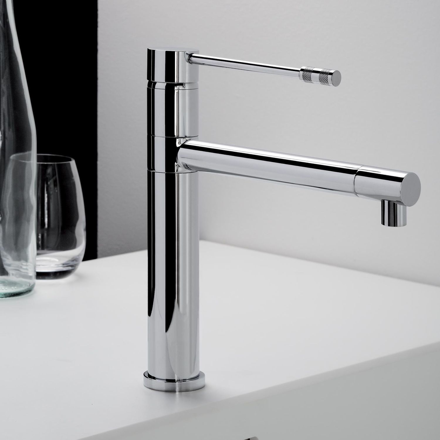 Countertop mixer tap - E0CU00 - Ritmonio Rubinetterie Srl - chrome ...
