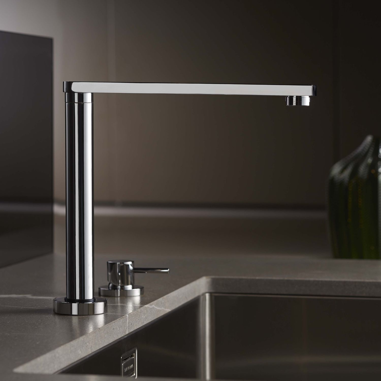 Countertop mixer tap - E0CU280CRL - Ritmonio Rubinetterie Srl - chrome ...