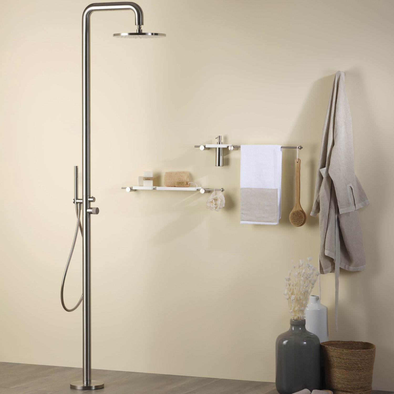Commercial shower column - E0BA0470ICM - Ritmonio Rubinetterie Srl ...