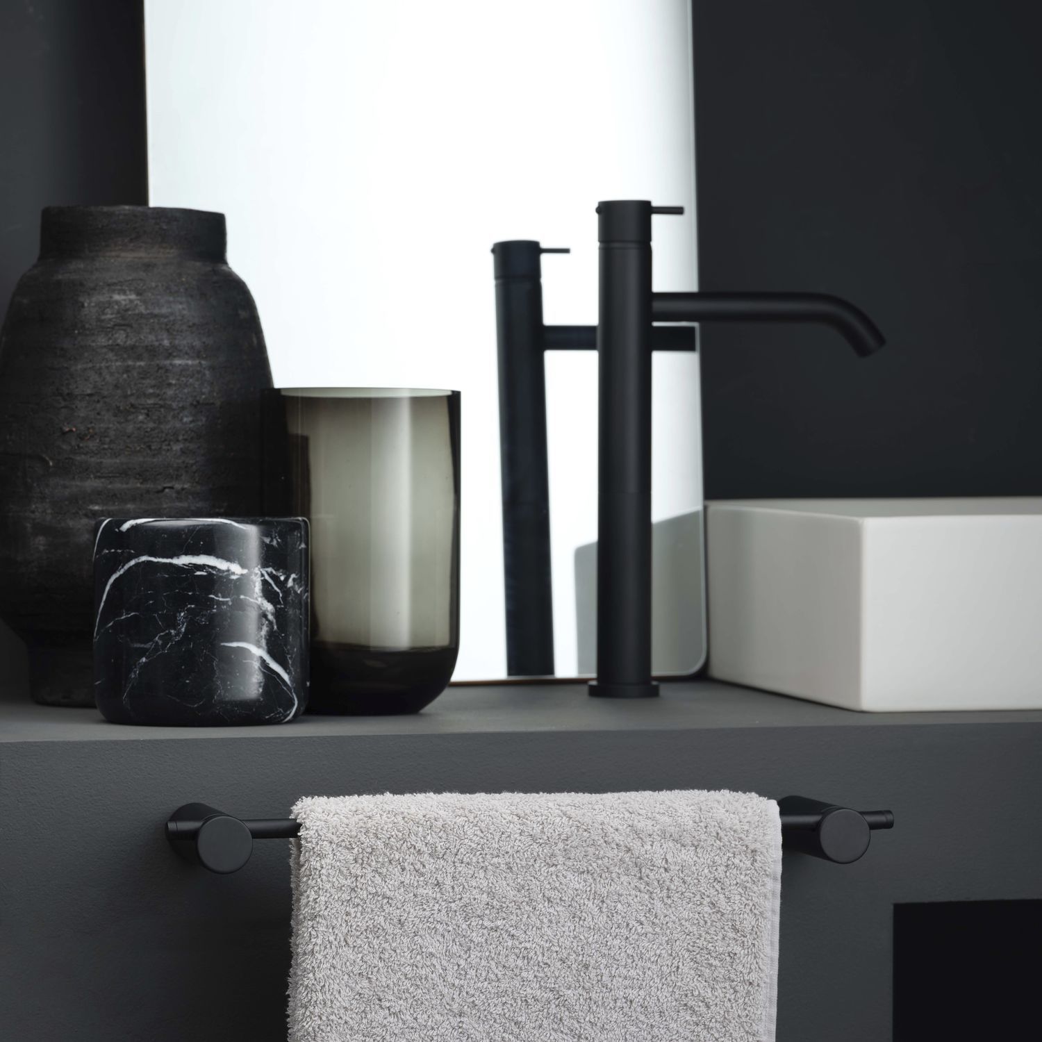 1-bar towel rack - 7L0002C04 - Ritmonio Rubinetterie Srl - wall-mounted ...