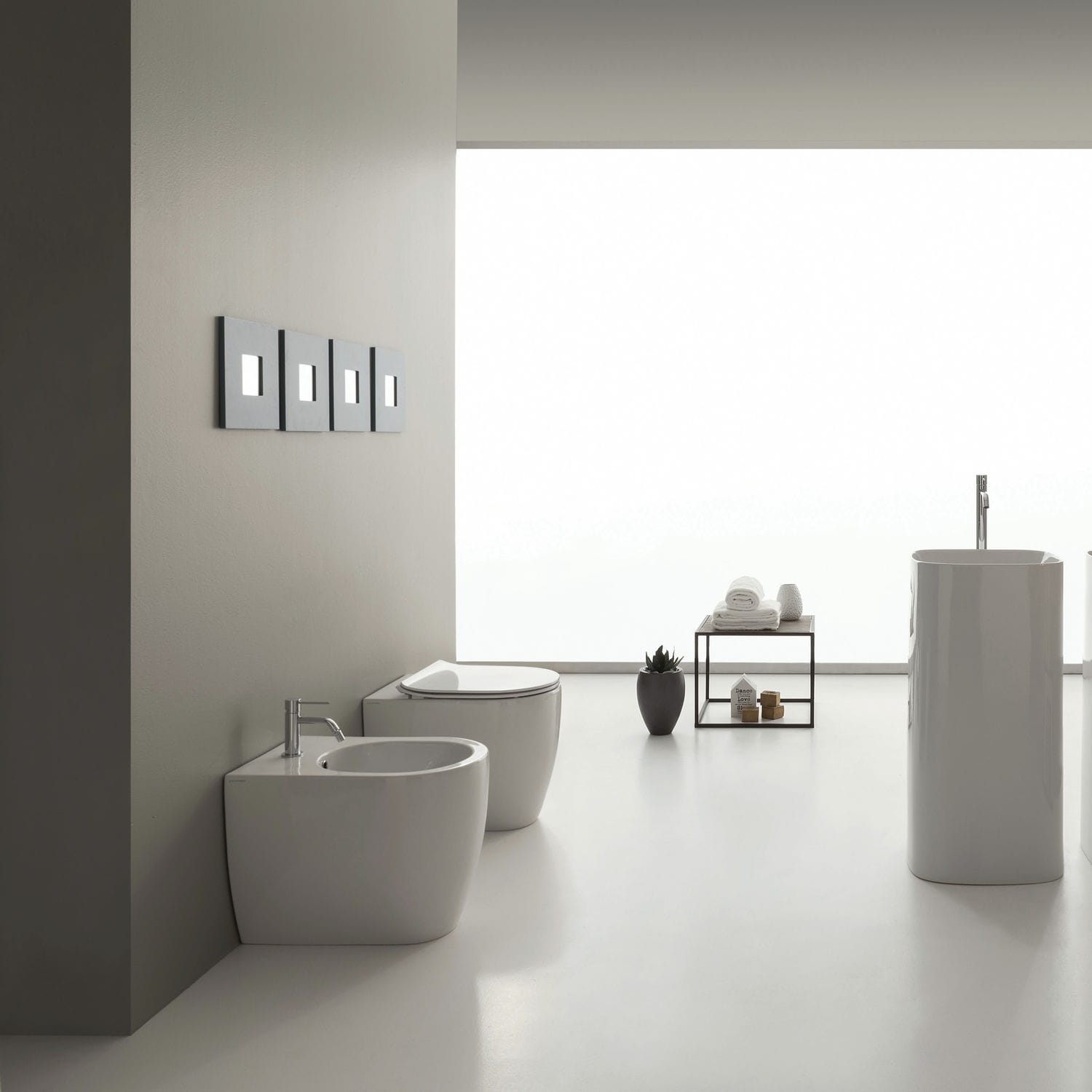 Ceramic bidet - 5523 - Scarabeo Ceramiche