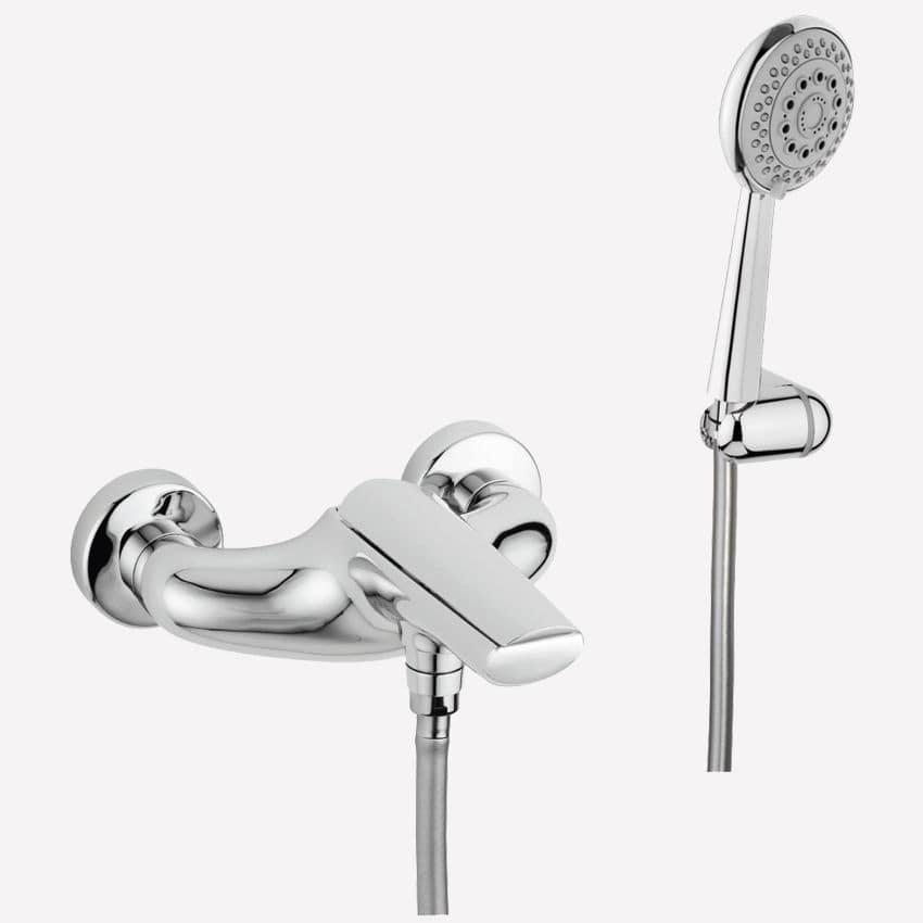 Shower mixer tap - AI850101 - Webert - for bathtub / wall-mounted ...