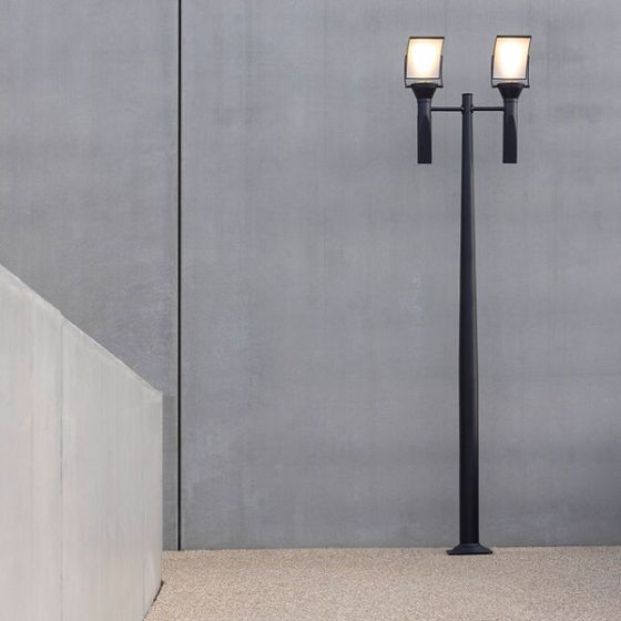Urban lamp post - OL 33 - Roger Pradier - contemporary / aluminum / glass