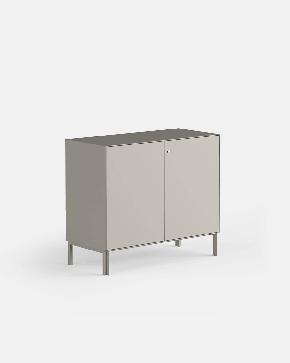 Low filing cabinet - CODEX B - IBEBI - metal / with hinged door / contemporary