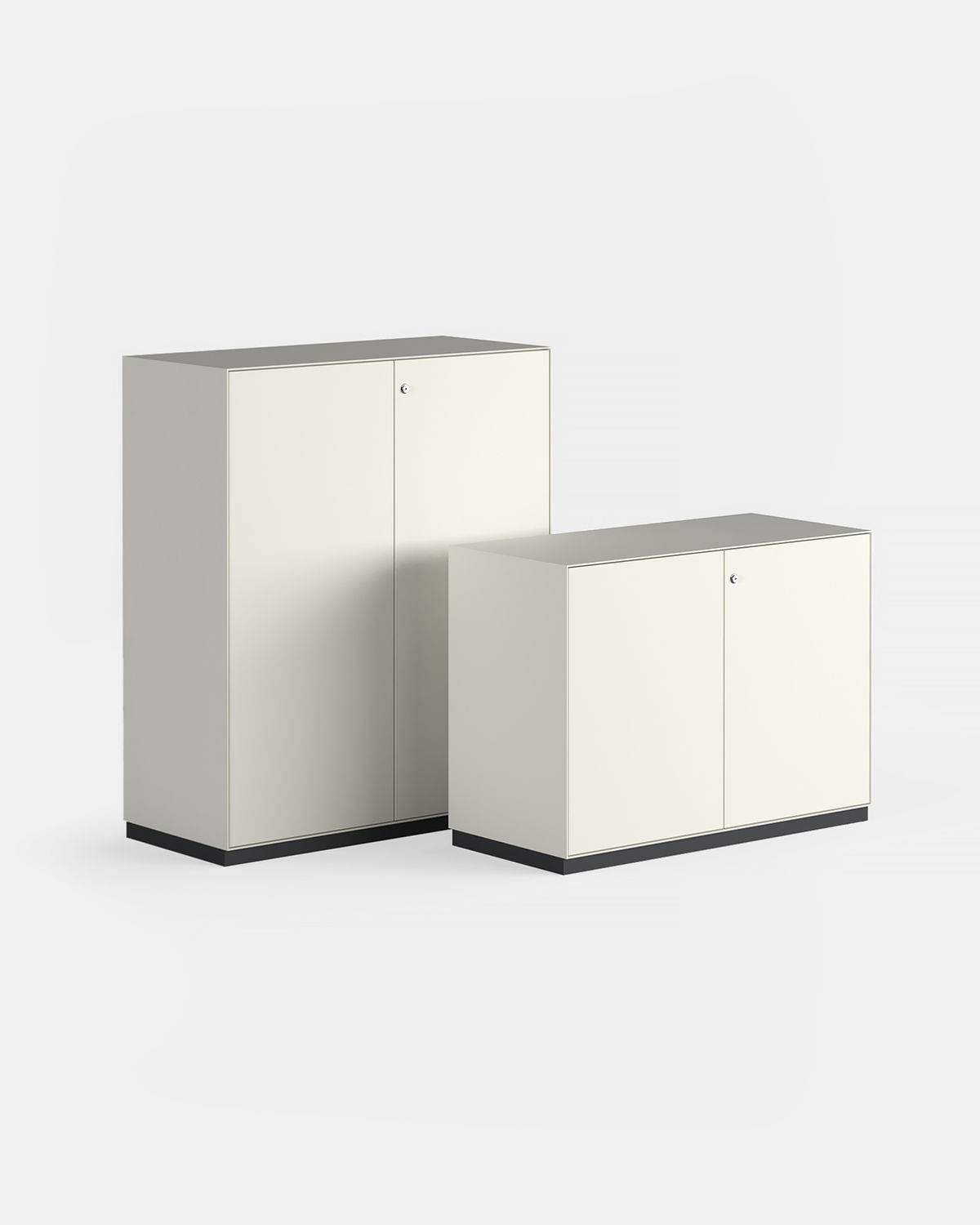 Low filing cabinet - CODEX Z - IBEBI - metal / with hinged door / contemporary