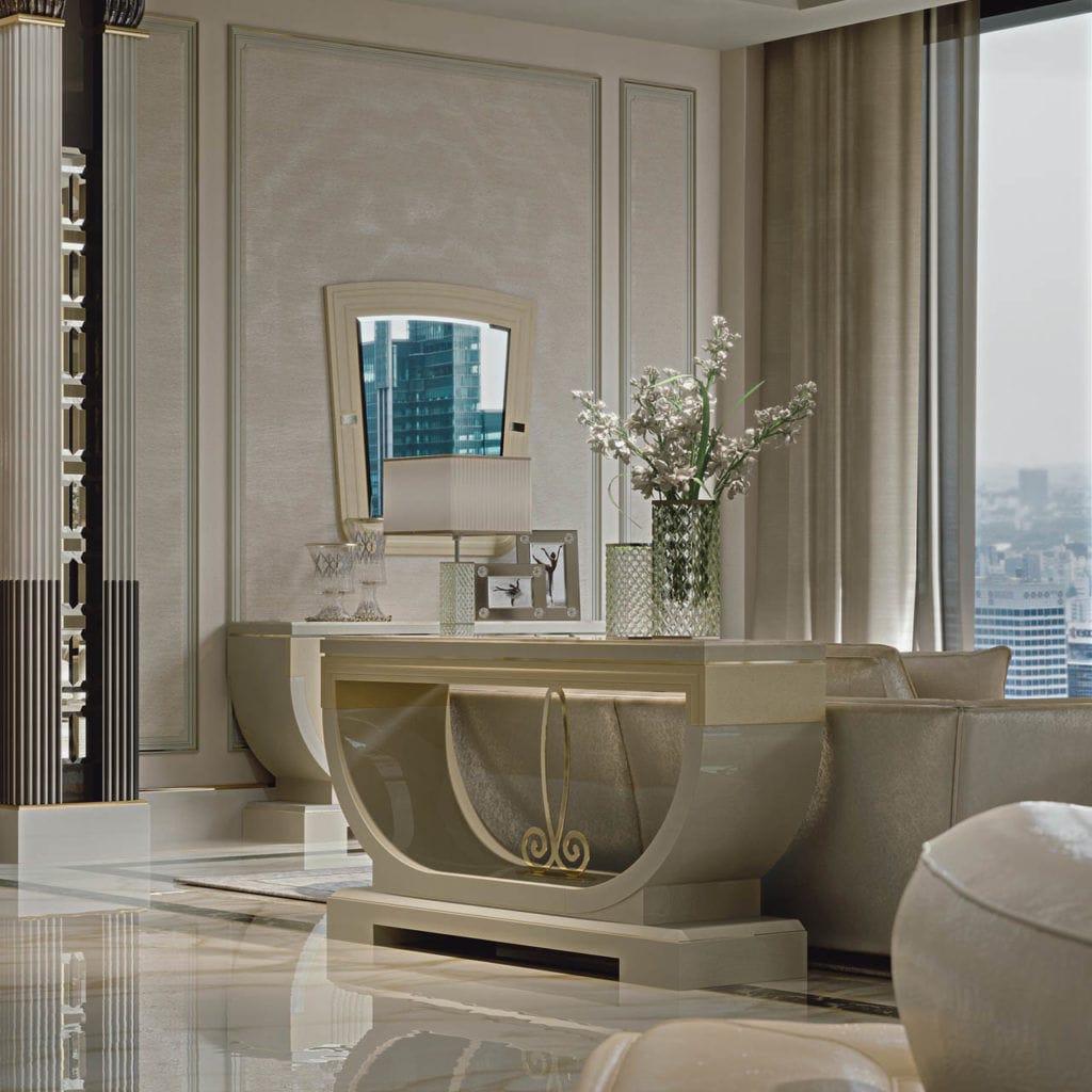 Contemporary sideboard table - B/5051 - ZANABONI - marble / rectangular ...