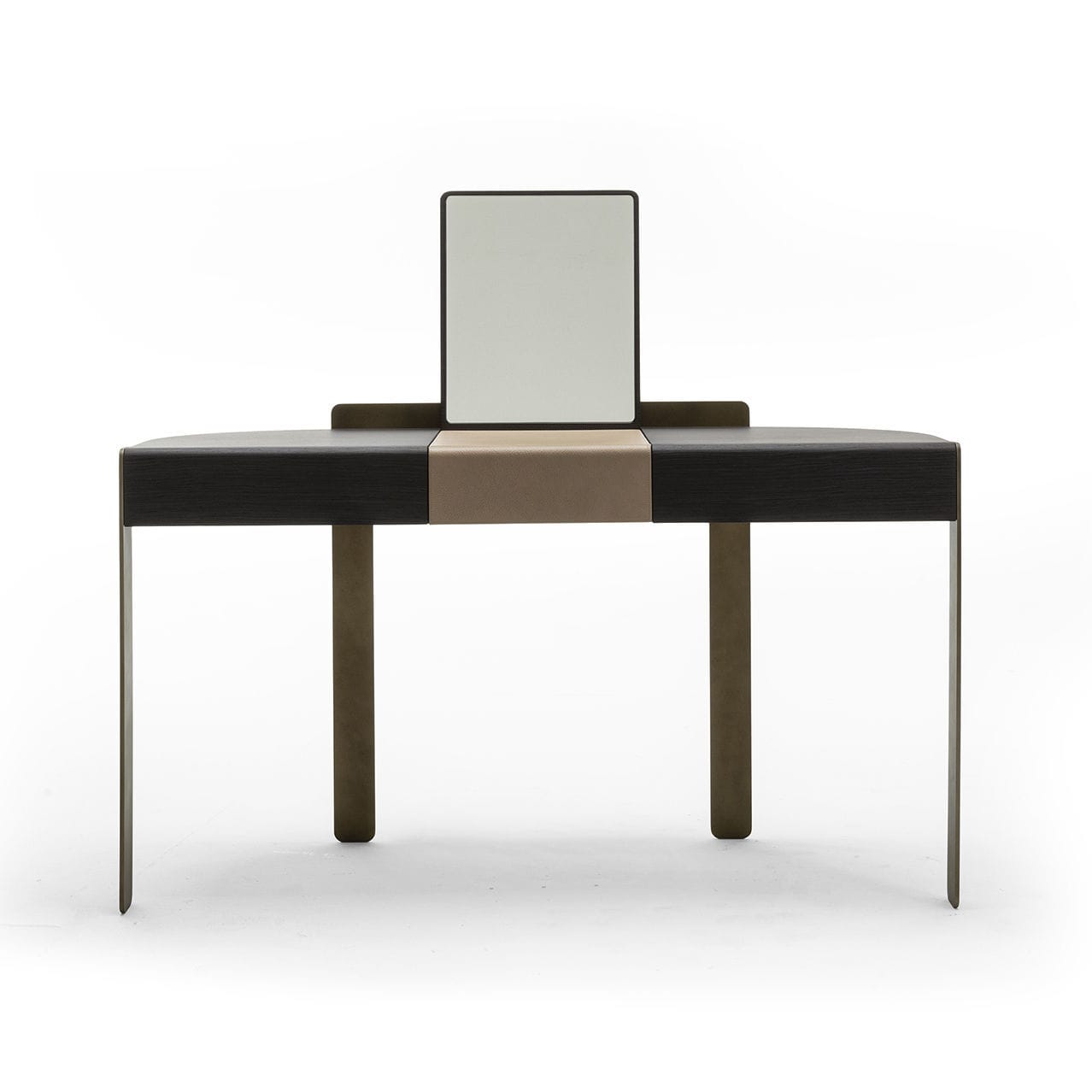 Contemporary dressing table - ANDRES - ZANABONI - metal / leather ...