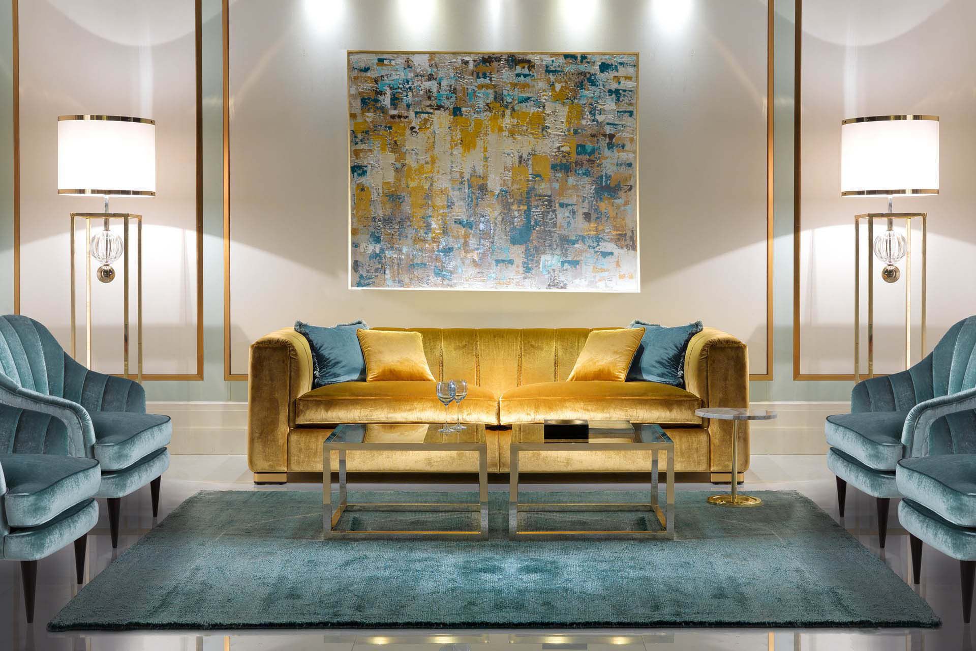 Contemporary rug - CA012-88 - ZANABONI - plain / rectangular / Italian