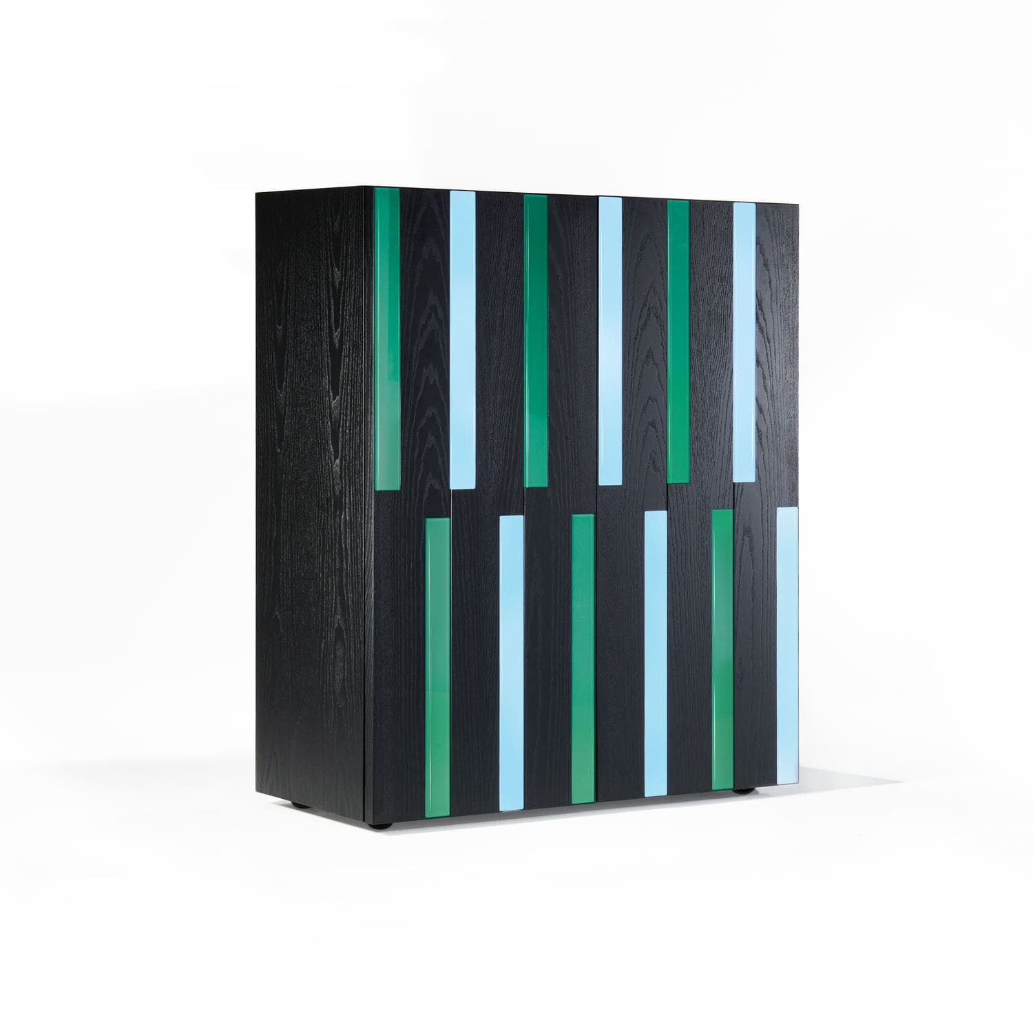 High sideboard - Riga-Riga - Zanotta - contemporary / MDF / glass