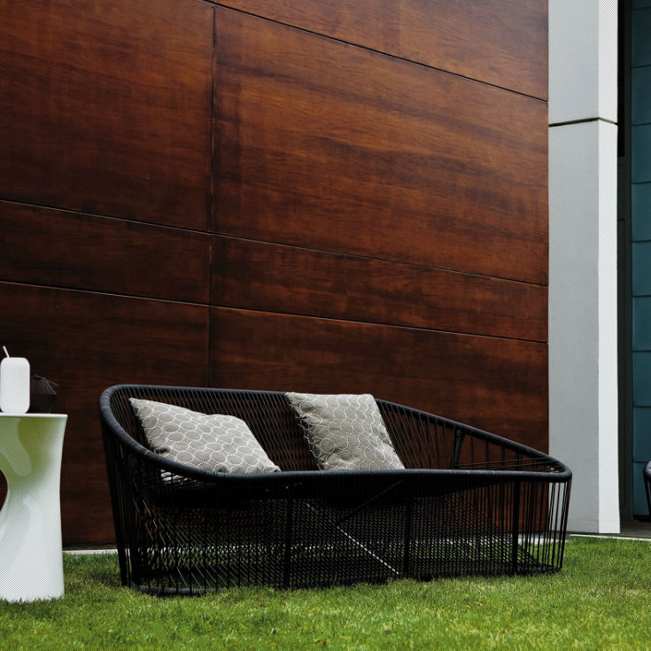 Contemporary sofa - CLUB - Zanotta - outdoor / PVC / nylon