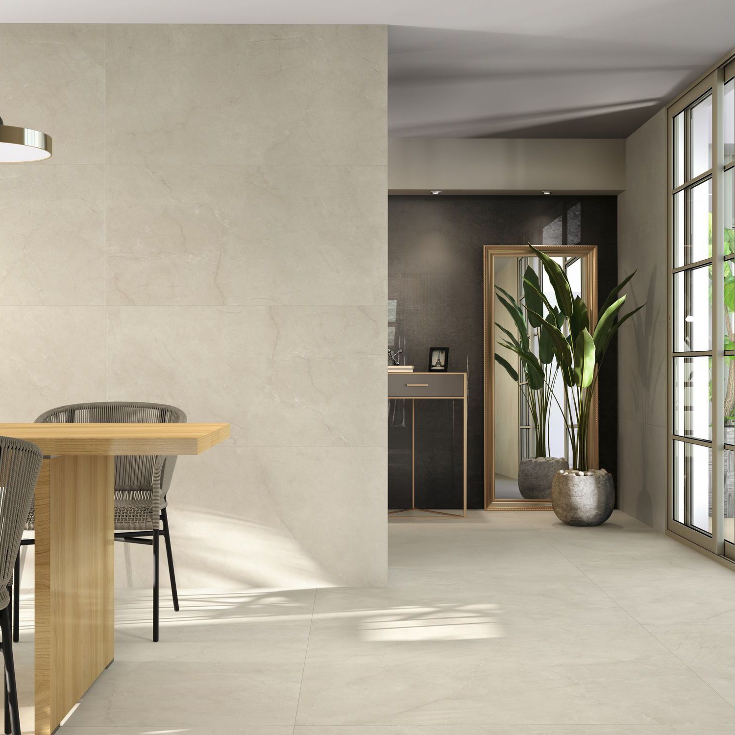 Indoor tile - CREAM CHAMBER - BALDOCER - wall / floor / porcelain stoneware