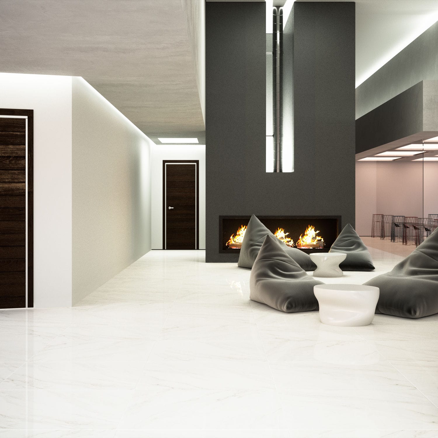 Porcelain stoneware tile - HELLAS - BALDOCER - polished / matte / indoor