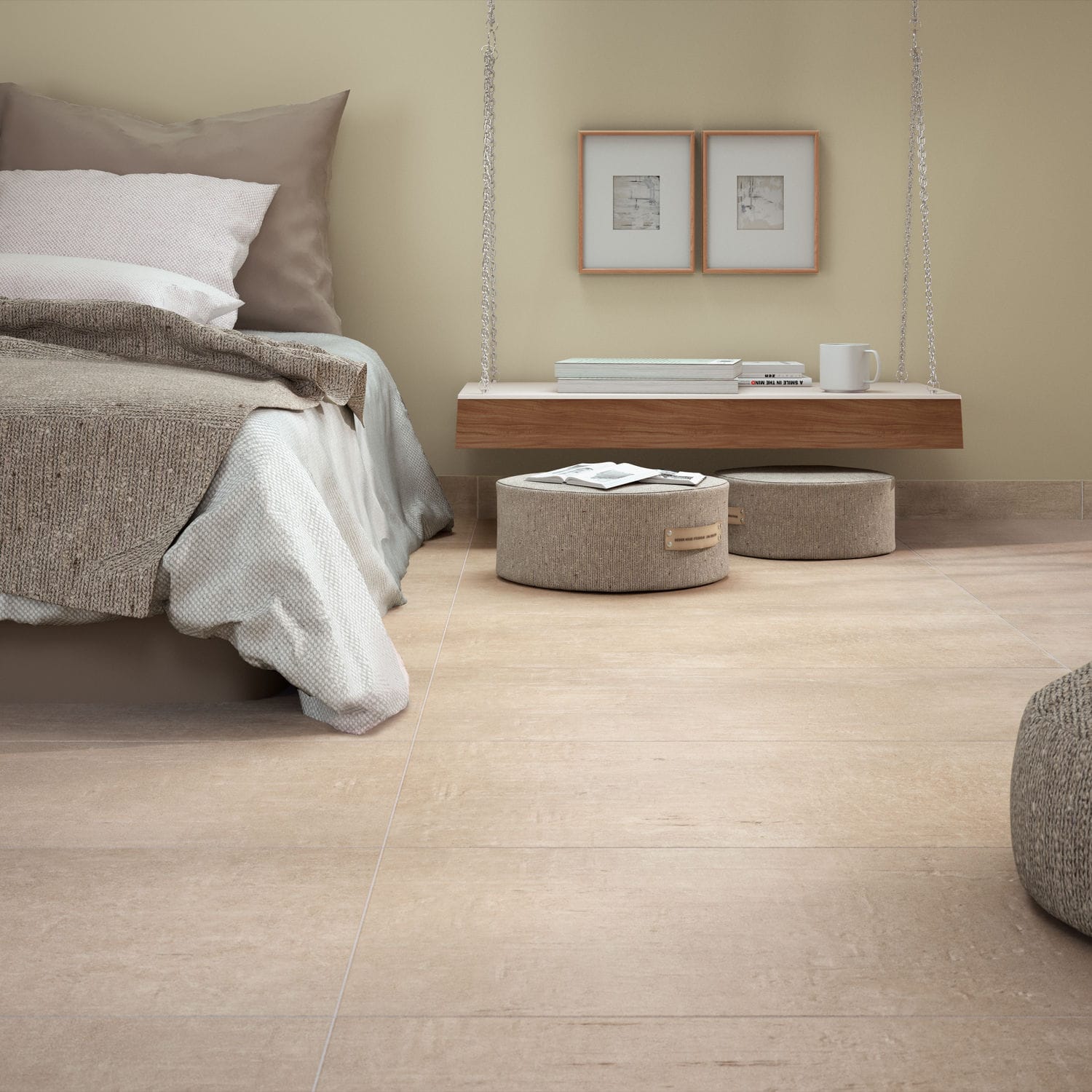 Porcelain stoneware tile - LEEDS - BALDOCER - matte / indoor / wall