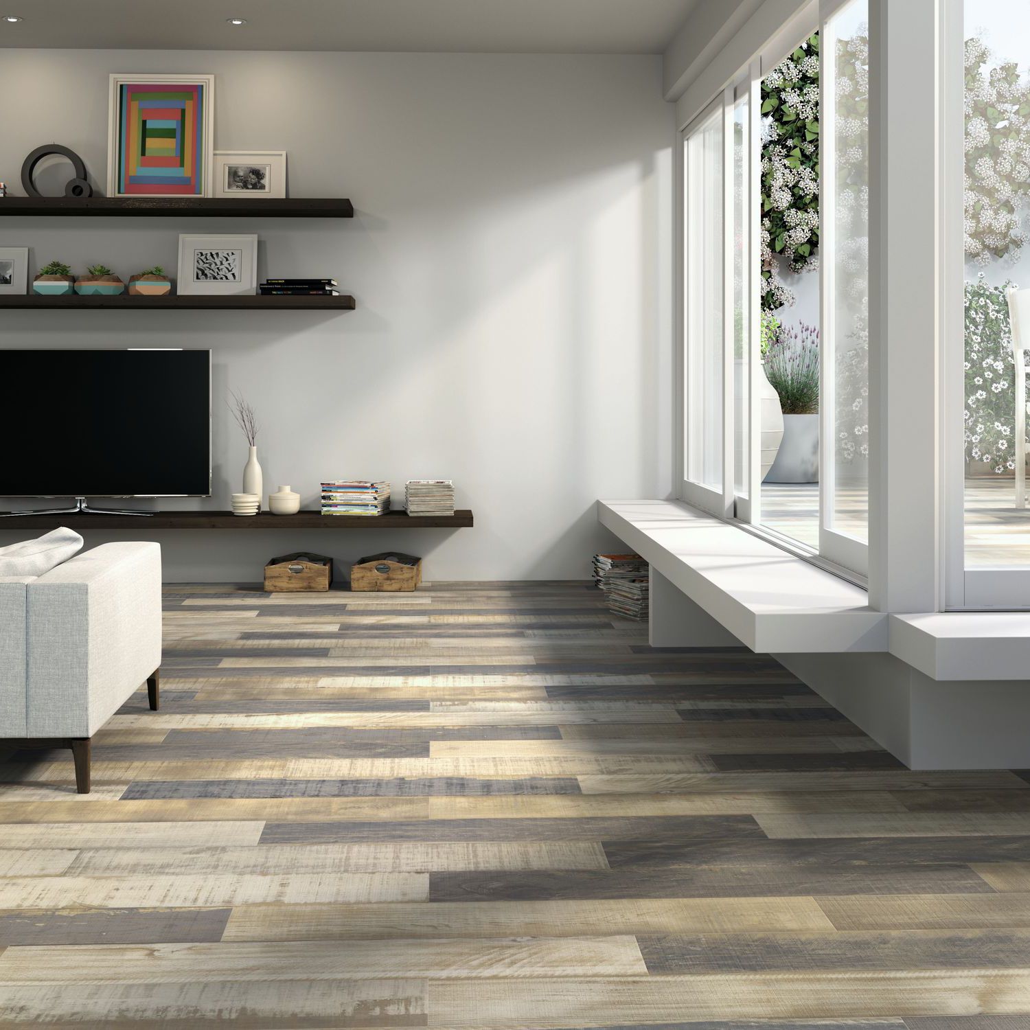 Porcelain stoneware tile - CARSON - BALDOCER - matte / indoor / floor