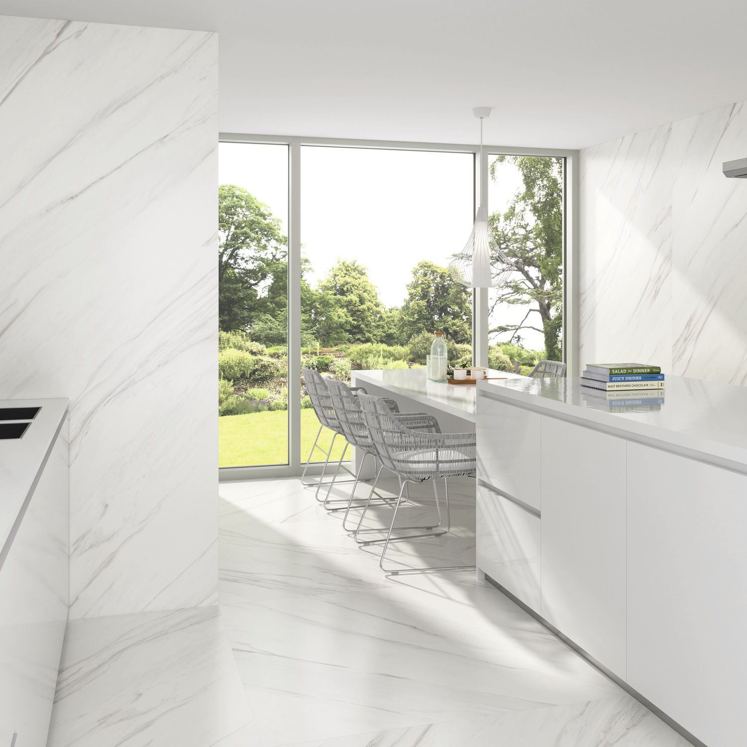 Porcelain stoneware tile - VANGLIH PULIDO - BALDOCER - polished / matte ...