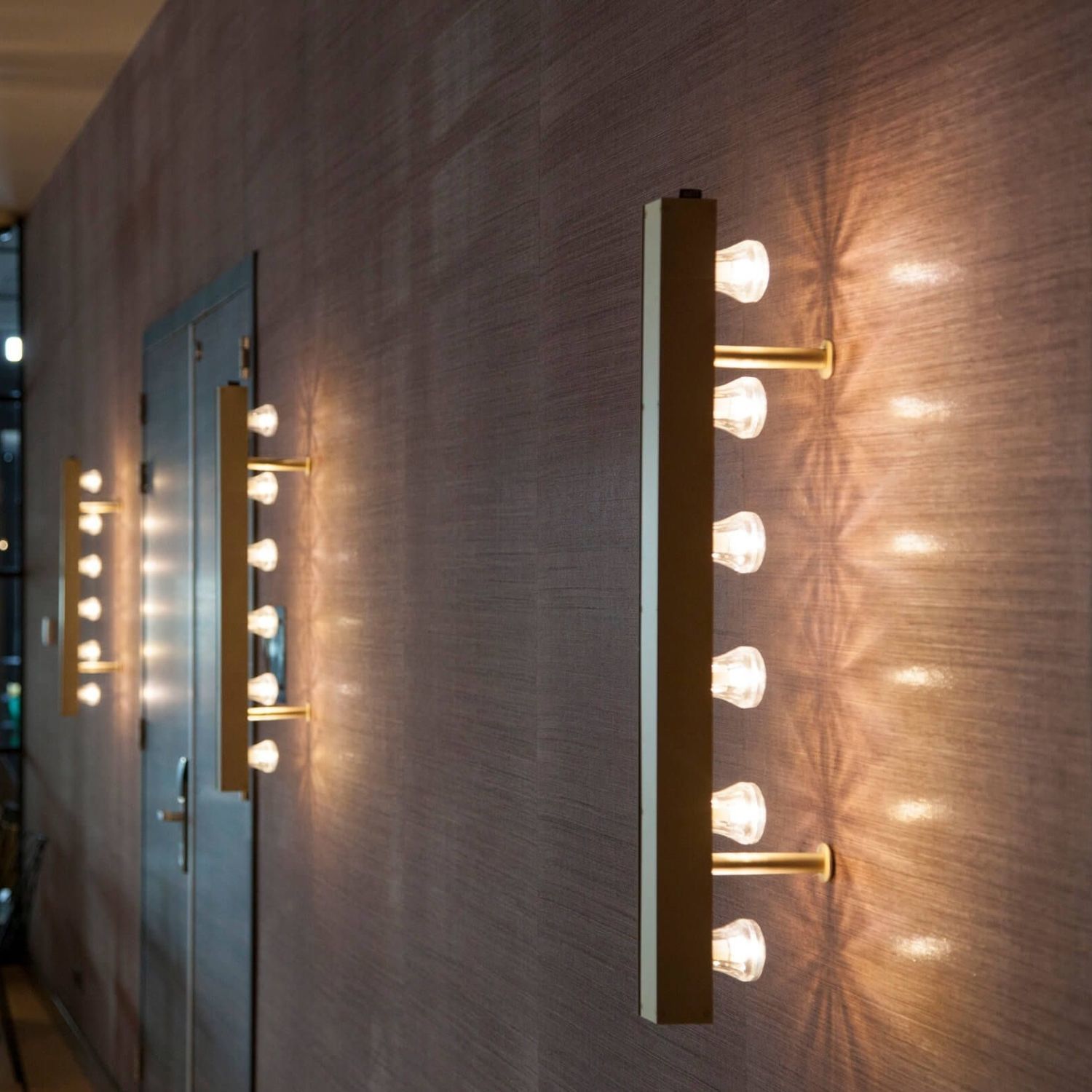 Contemporary wall light - Lines - JSPR - indoor / anodized aluminum / fixed