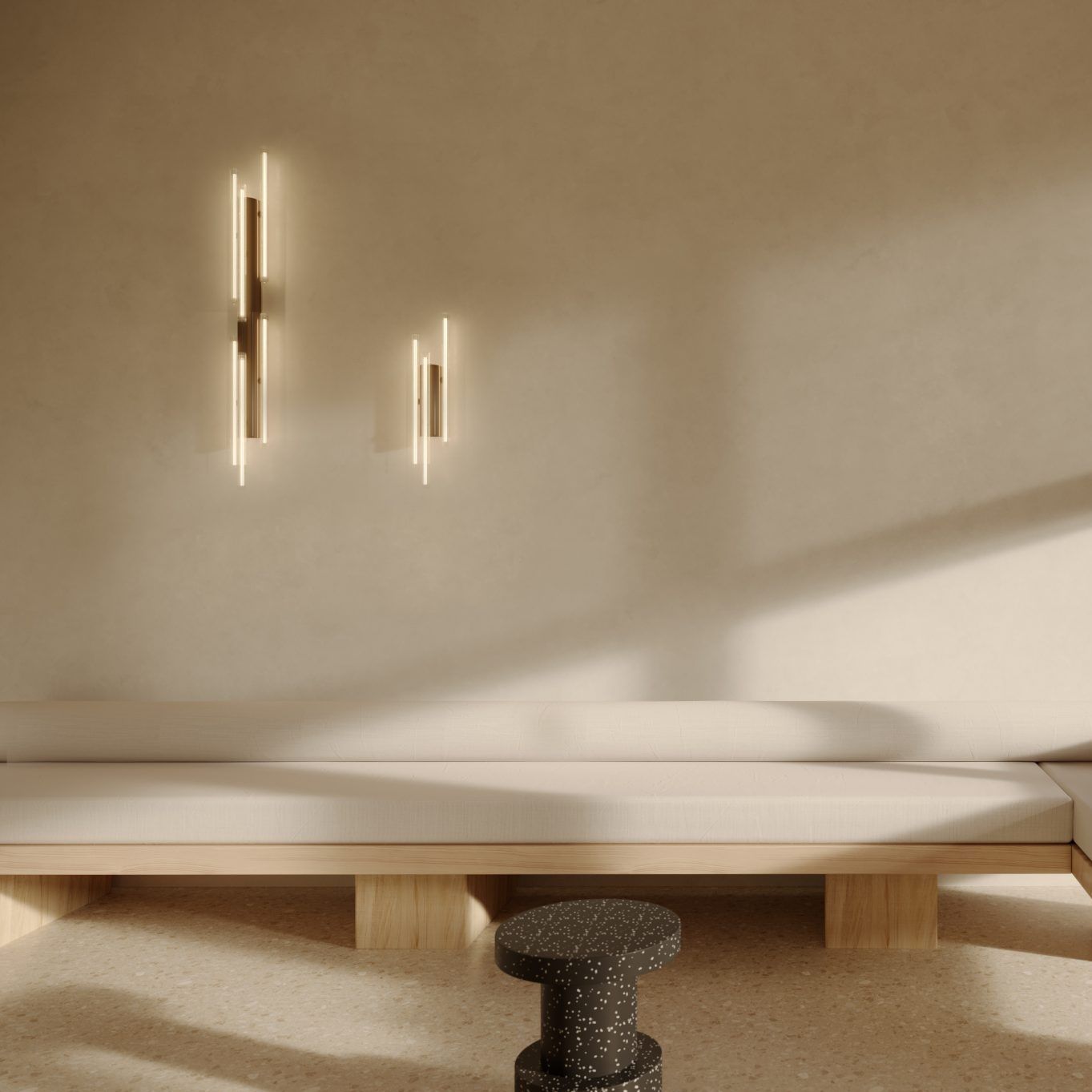 Contemporary wall light - Iso - JSPR - indoor / anodized aluminum / fixed