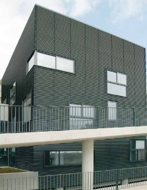 Strip cladding - LINIUS® L.095.01 - RENSON - aluminum / gypsum plaster ...