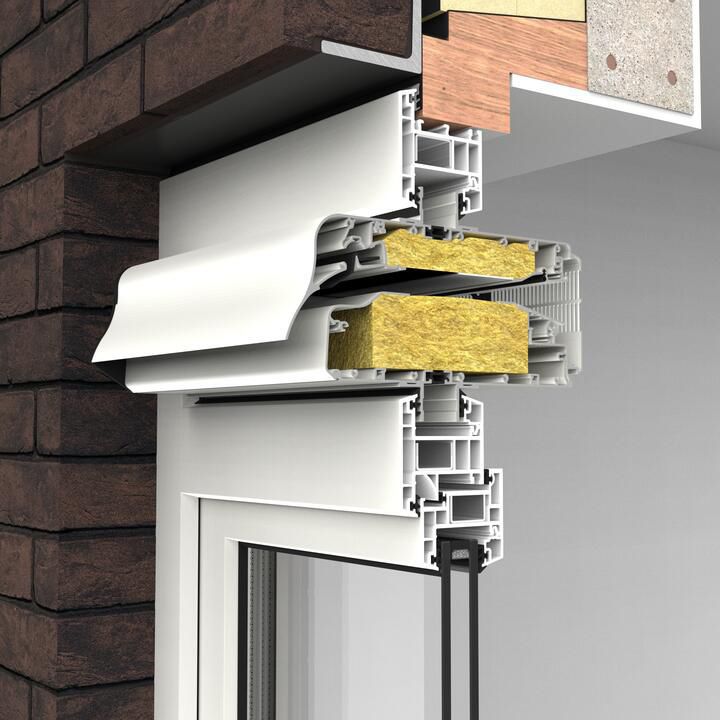 Acoustic window vent - SONOVENT SMALL - RENSON - self-regulating / damping