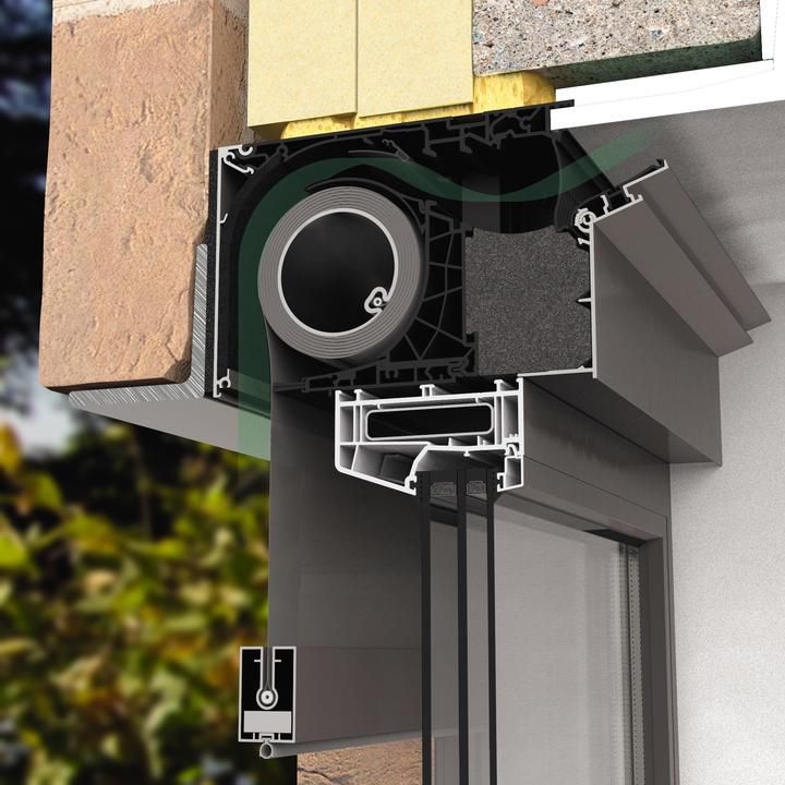 Wind-proof window vent - FIXVENT MONO UT - RENSON - self-regulating / for ventilation / with ...