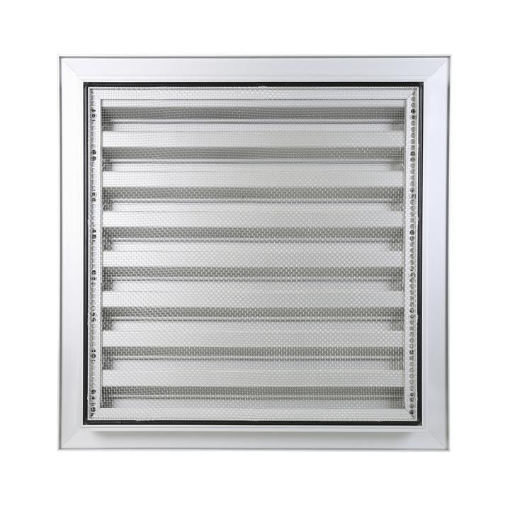 Aluminum ventilation grill - 411 - RENSON - rectangular / exterior ...