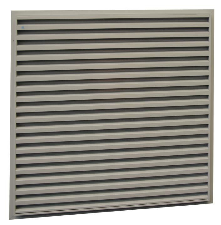 Metal ventilation grill - 414THF - RENSON - rectangular / exterior / home