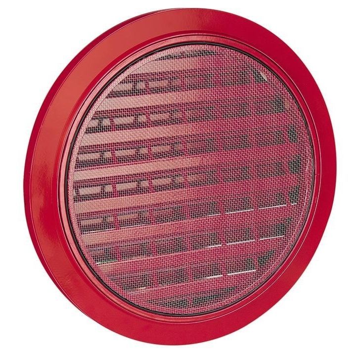 Aluminum ventilation grill - 414R - RENSON - round / exterior / commercial