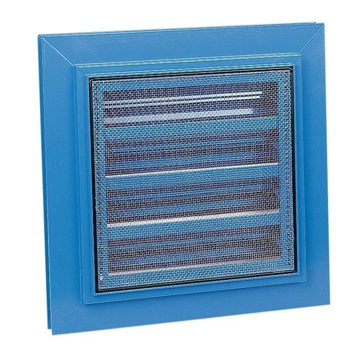 Aluminum ventilation grill - 424 - RENSON - rectangular / exterior / home