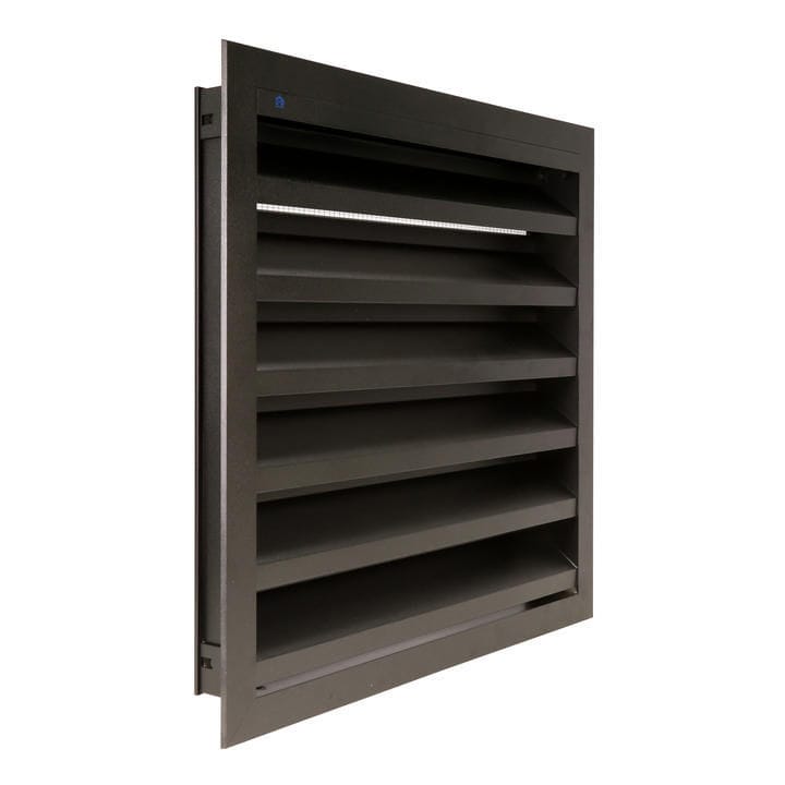 Aluminum ventilation grill - 457 - RENSON - square / exterior / commercial