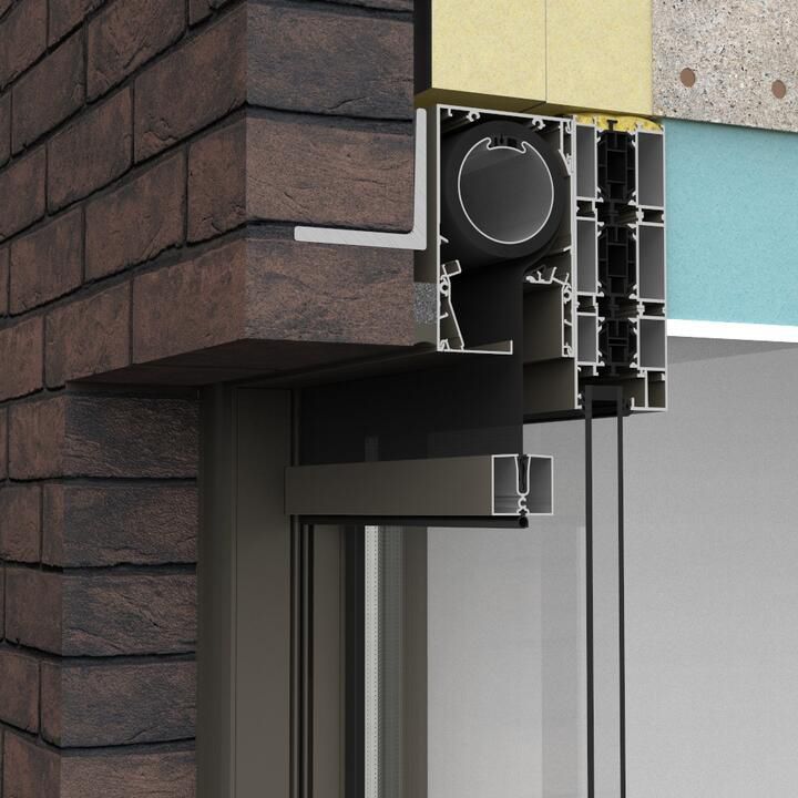 Roller blinds - FIXSCREEN® MINIMAL SMALL M7A - RENSON - for window ...