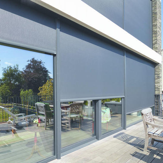 Roller blinds - FIXSCREEN® 100 SLIM - RENSON - conservatory / for patio ...
