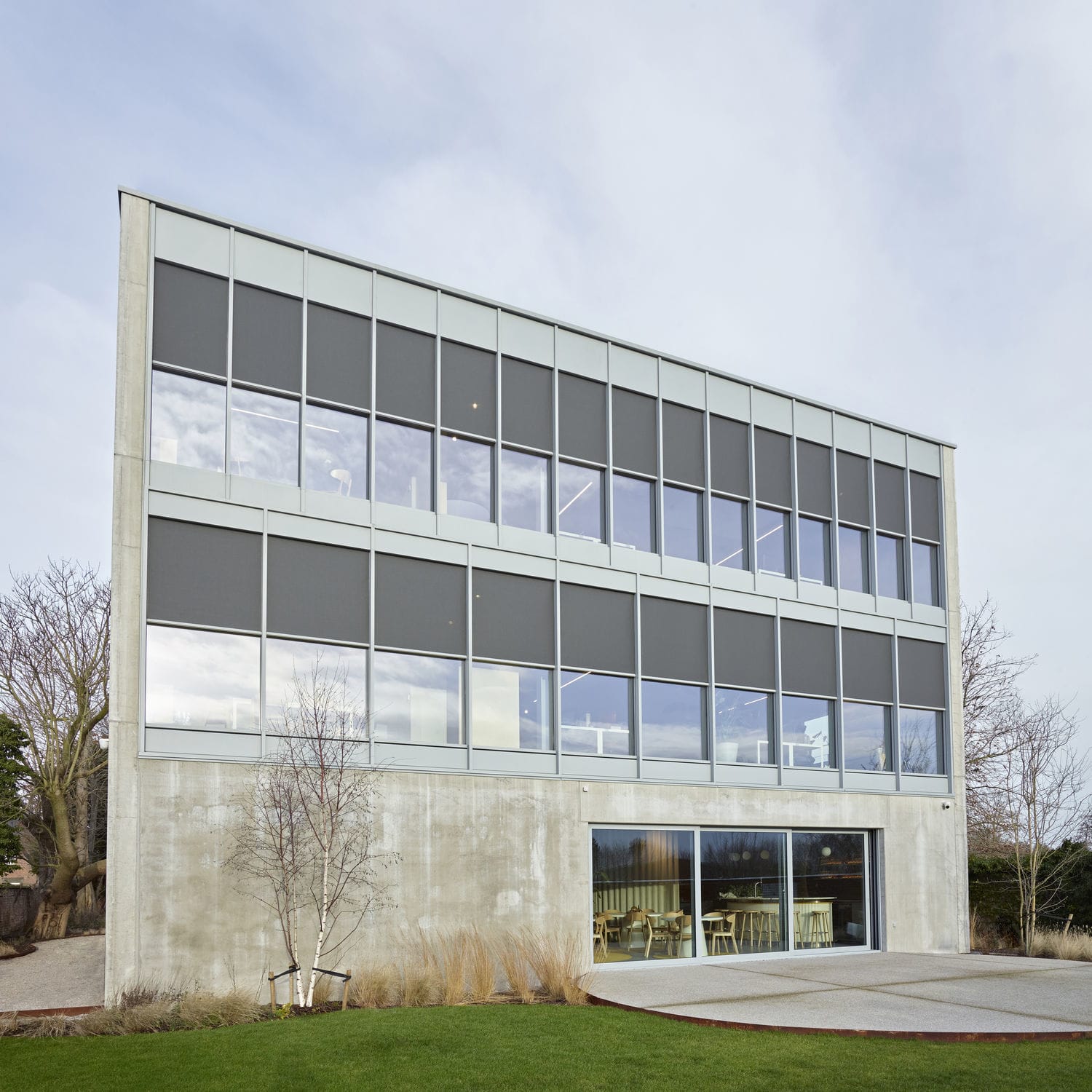 Roller blinds - FIXSCREEN® MINIMAL CURTAIN WALL 50 - RENSON - for ...