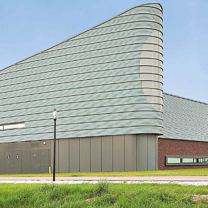 Strip cladding - LINIUS® L.050.25 - RENSON - aluminum / alloy / gypsum ...