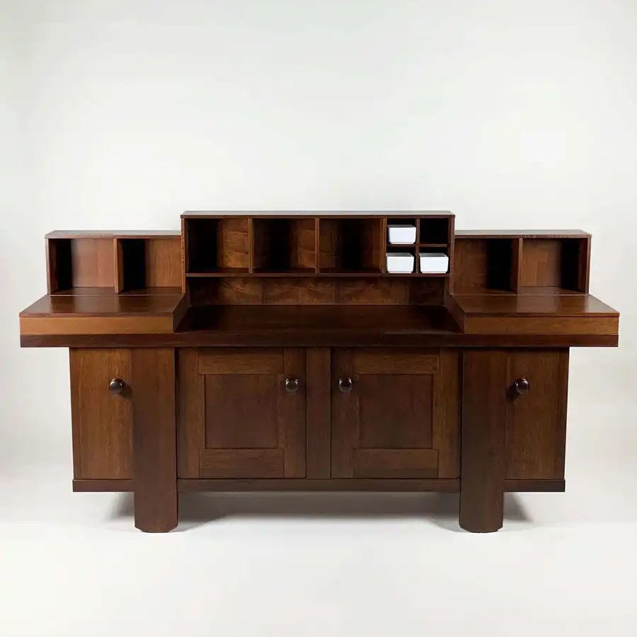 Contemporary sideboard - PRANZO 602 - Bernini Gallery - walnut / with ...