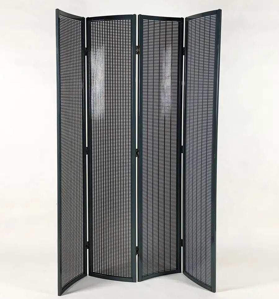 Contemporary screen - FOLDING BLUE - Bernini Gallery - painted metal ...